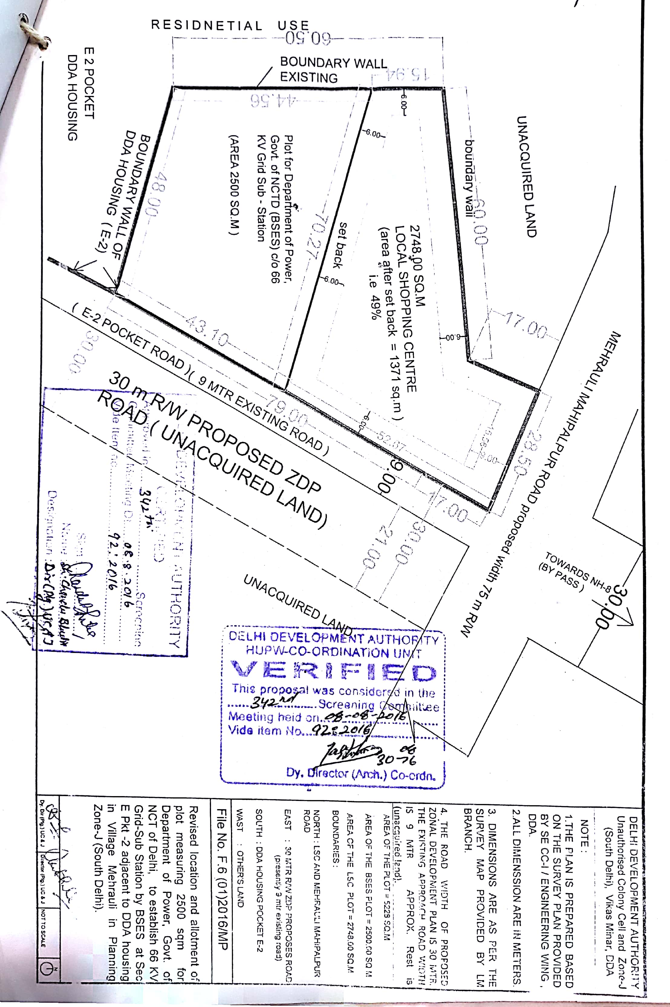 Land Layout | DDA